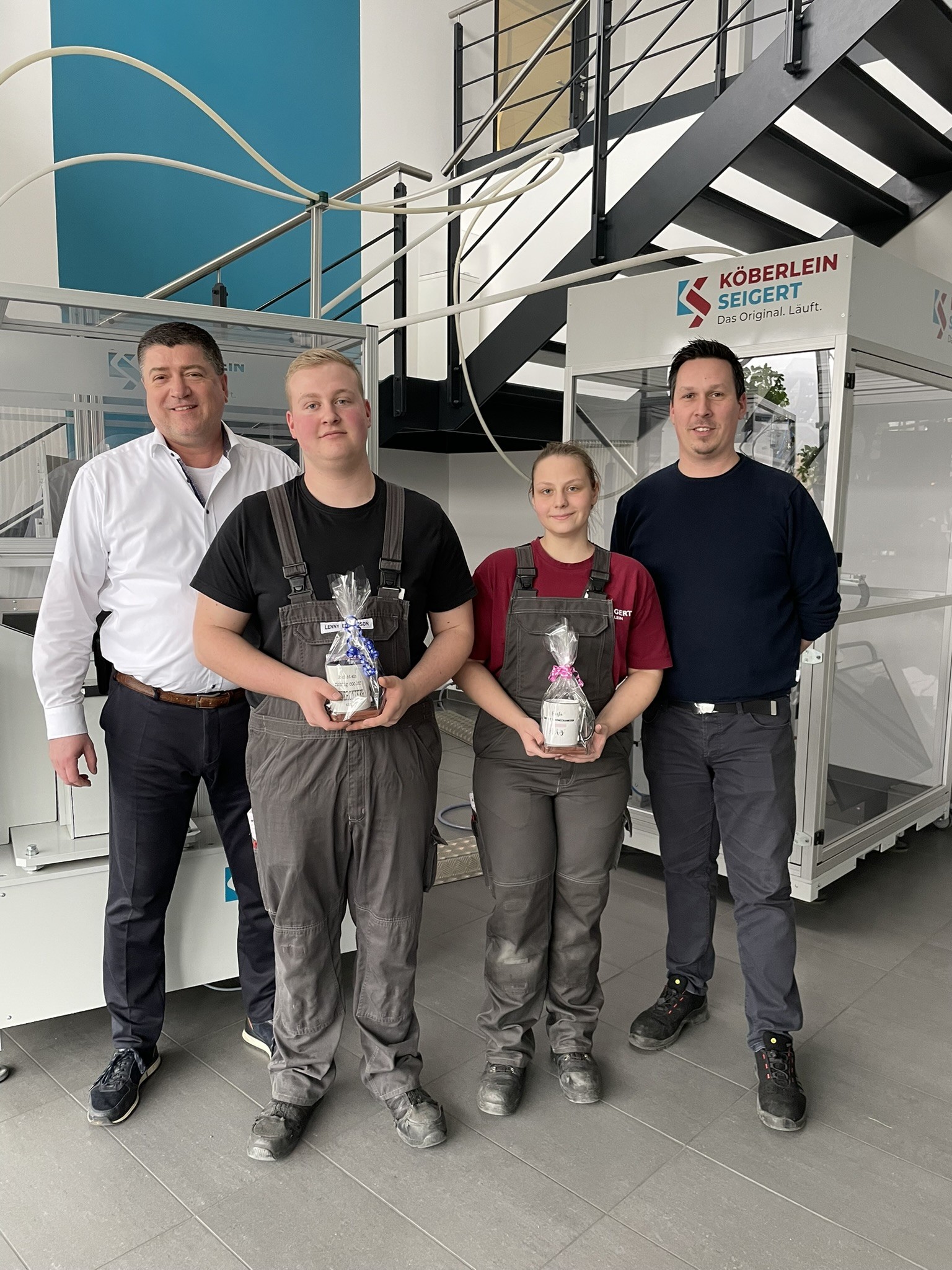 Neue Fachkräfte aus den eigenen Reihen – Glückwunsch, Nathalie & Lenny ...